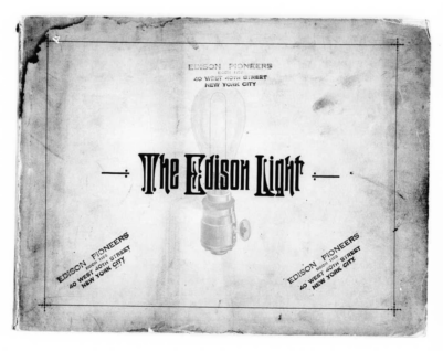The Edison System of Incandescent Electric Lighting