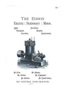 The Edison: Electric Stationary Motor