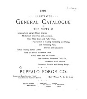 Illustrated General Catalogue of the Buffalo Horizontal and Upright ...