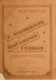 F. Zimmerman Trade Price List