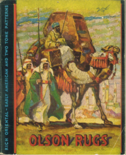 Olson Rugs: Rich Oriental - Early American Two Tone Pattern