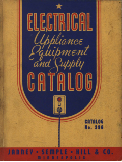 Catalog No. 396: Electrical Appliance Equipment and Supply
