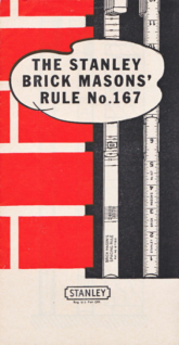Stanley Brick Masons' Rule No. 167