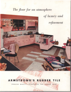 Armstrong Cork Company Armstrong's Rubber Tile (1954)
