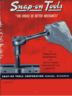 Snap-on Tools Corp. Catalog U 1953