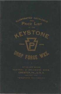Keystone Drop Forge Works Drop Forging Tools 1910