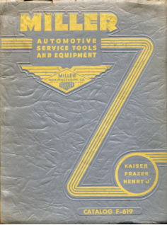 Miller Mfg. Co. Automotive Tools Catalog F-619 1951