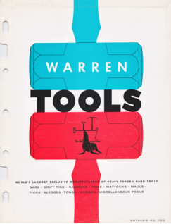 Warren Tools Corp. Catalog No. 762