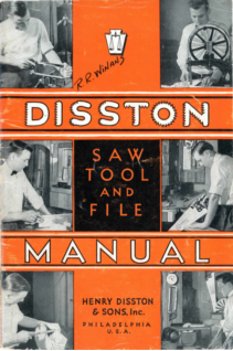Henry Disston & Sons Inc. Saw Tool & File 1936