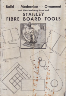 Stanley Tools Fibre Board Tools 1947