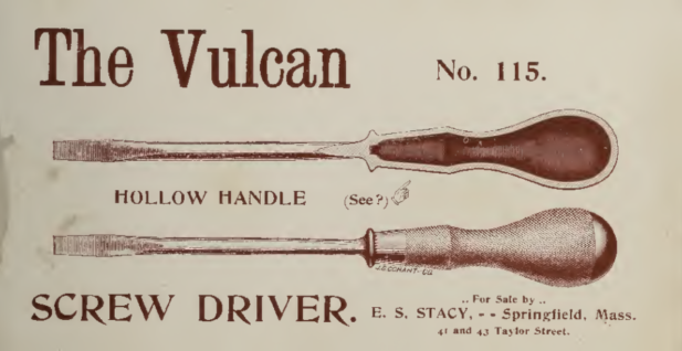 L.S. Starrett Co Vulcan Screw Driver