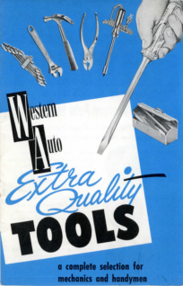 Western Auto Supply Mechanics Tools Catalog 1957