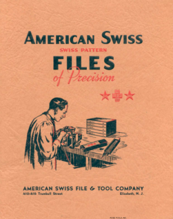 American Swiss File & Tool Co Files 1941