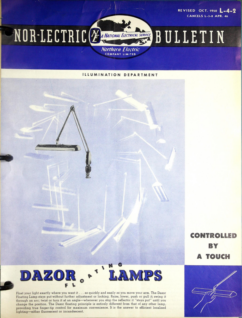 Dazor Mfg Corp Work Lamps Dazor Floating Lamps 1950
