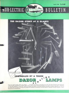 Dazor Mfg Corp Work Lamps Dazor Floating Lamps 1946