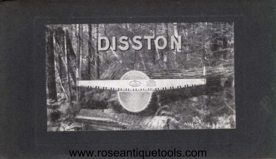 Henry Disston & Sons Inc Crosscut Saws ND