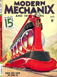 Modern Mechanix Publishing Co Modern Mechanix & Inventions Magazine 8-1934