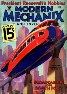 Modern Mechanix Publishing Co Modern Mechanix & Inventions Magazine 2-1934