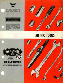 J.H. Williams & Co. Metric Tools
