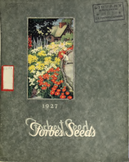 Alexander Forbes & Co Vegetable & Flower Seeds 1927
