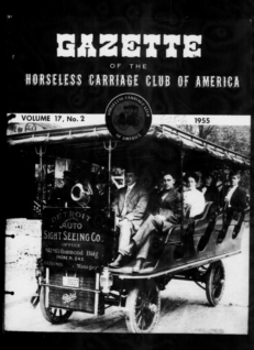 Horseless Carriage Club Of America Horseless Carriage Club Gazette Old ...