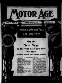 Motor Age Motor Car Automotive Magazine Vol. 10 No. 26 Dec. 1906