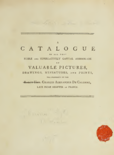 A catalogue of all that noble & superlatively capital assemblage of ...