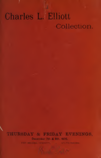 Catalogue of the Collection of Paintings belonging to Charles L ...