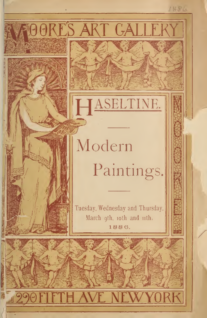 Catalogue of a great collection of Paintings belonging to C. F. Haseltine