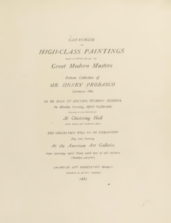 Catalogue of High-class Paintings, many of which are by the great ...