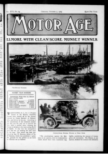 Motor Age Motor Car Automotive Magazine Vol. 16 No. 15 Oct. 1909