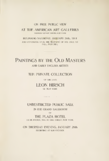 Illustrated catalogue of the private collection of Valuable Paintings ...