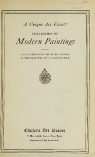 Catalogue of the collection of modern Paintings, sold by MR. Augustus W ...