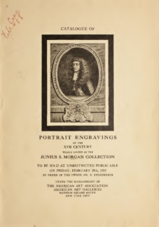 Catalogue of Portraits by the master Engravers of the XVII century ...