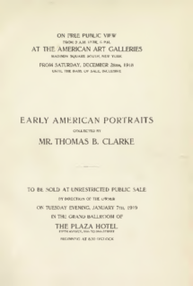 De luxe illustrated catalogue of early American Portraits collected by ...