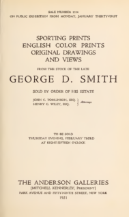 Sporting Prints, English Color Prints, original Drawings, and Views ...