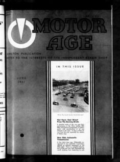 Motor Age Motor Car Automotive Magazine Vol. 56 No. 7 June 1937
