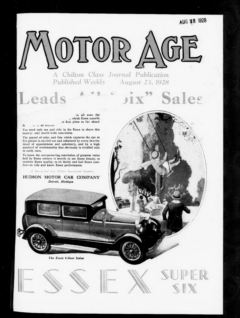 Motor Age Motor Car Automotive Magazine Vol. 54 No. 8 Aug. 1928