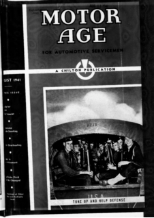 Motor Age Motor Car Automotive Magazine Vol. 60 No. 9 Aug. 1941