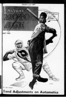 Chilton's Motor Age Motor Car Automotive Magazine Vol. 71 No. 8 July 1952