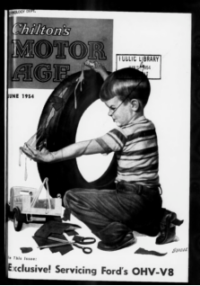Chilton's Motor Age Motor Car Automotive Magazine Vol. 73 No. 7 June 1954