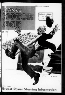 Chilton's Motor Age Motor Car Automotive Magazine Vol. 72 No. 8 July 1953