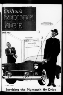 Chilton's Motor Age Motor Car Automotive Magazine Vol. 74 No. 5 April 1955