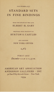 Standard sets by esteemed authors in handsome bindings, from the estate ...