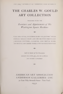 The Charles W. Gould art collection