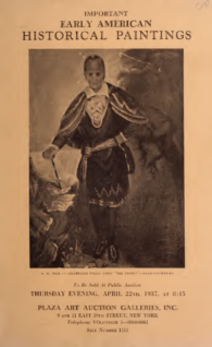 Important early American Historical Paintings, the collection of A ...