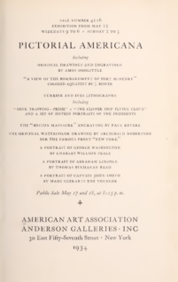 Pictorial Americana including Original Drawings and Engravings, currier ...