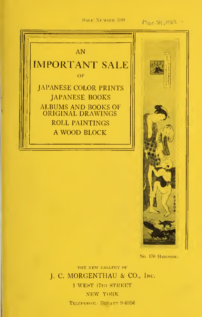 An important sale of Japanese color prints, Japanese books, albums and ...