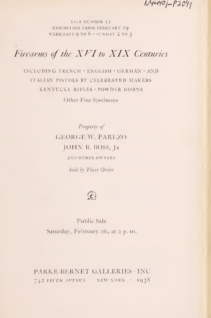 Firearms of the XVI to XIX centuries, including French, English, German ...