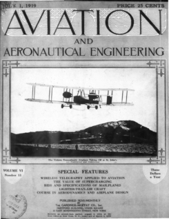 Aviation and Aeronautical Engineering, Vol. VI, No. 11, July 1st 1919